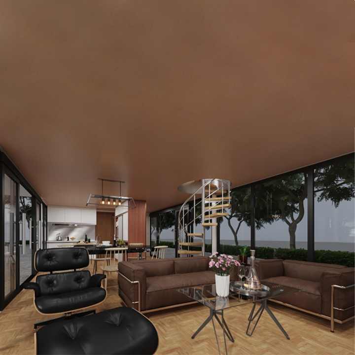 Lujo 20ft/40ft Prefab House Modulat Tiny Homes Steel Container Apple ...