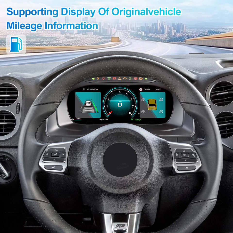 Linux Car Instrument Panel Digital LCD Cluster Virtual Cockpit ...