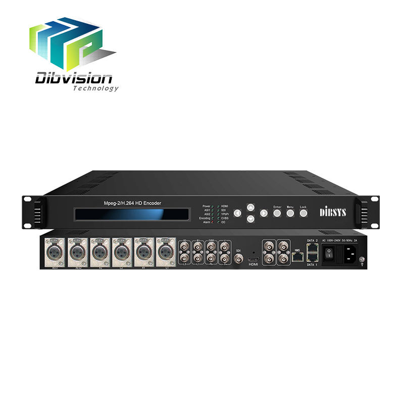 Single Channel Cable TV Encoder MPEG-2 H.264 IP ASI Multiplex Digital ...