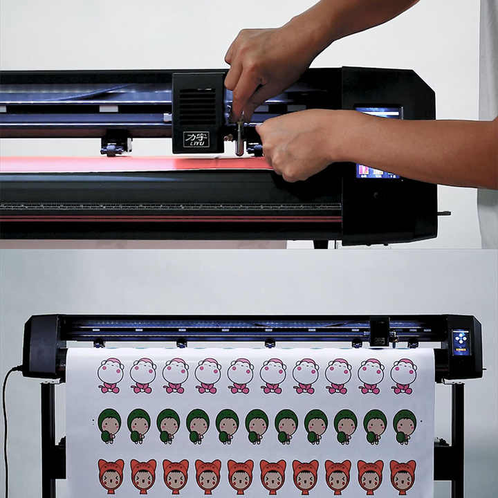 LIYU 4.3 Inch Touch Screen GC Series Vinyl Plotter Cutter with Accurate ...