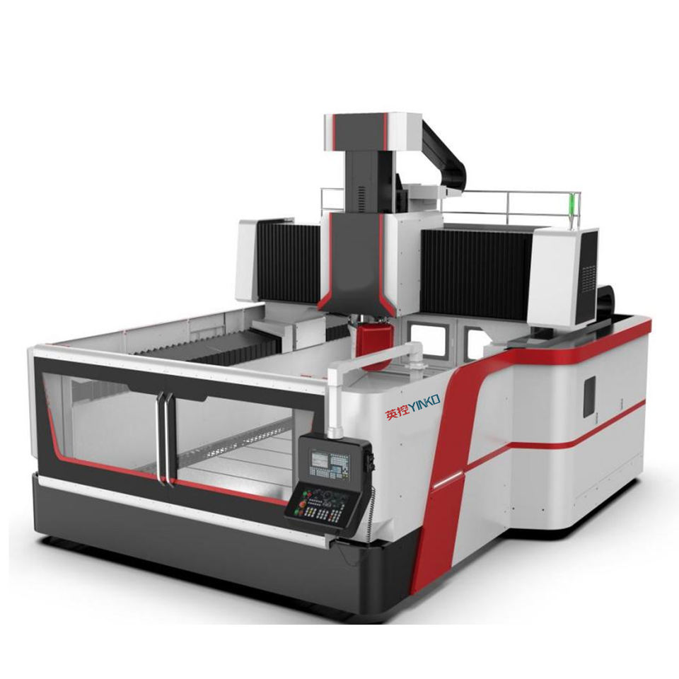 CNC 5 eksenli çalışma işleme merkezi çift sütun portal tipi CNC freze ...