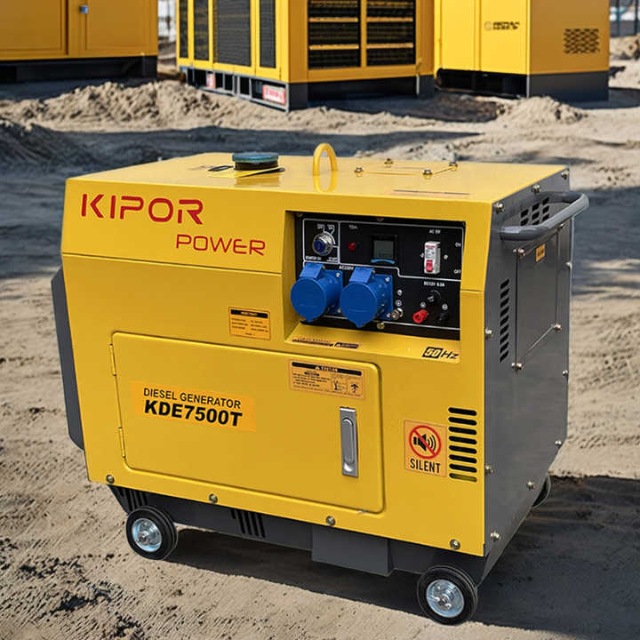 5kW Diesel Generator 5kVA Silent Industrial Power 50/60Hz Frequency ...