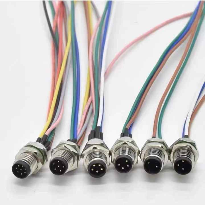 Factory Custom M12 Waterproof Electrical Connector M8 M16 Cable ...
