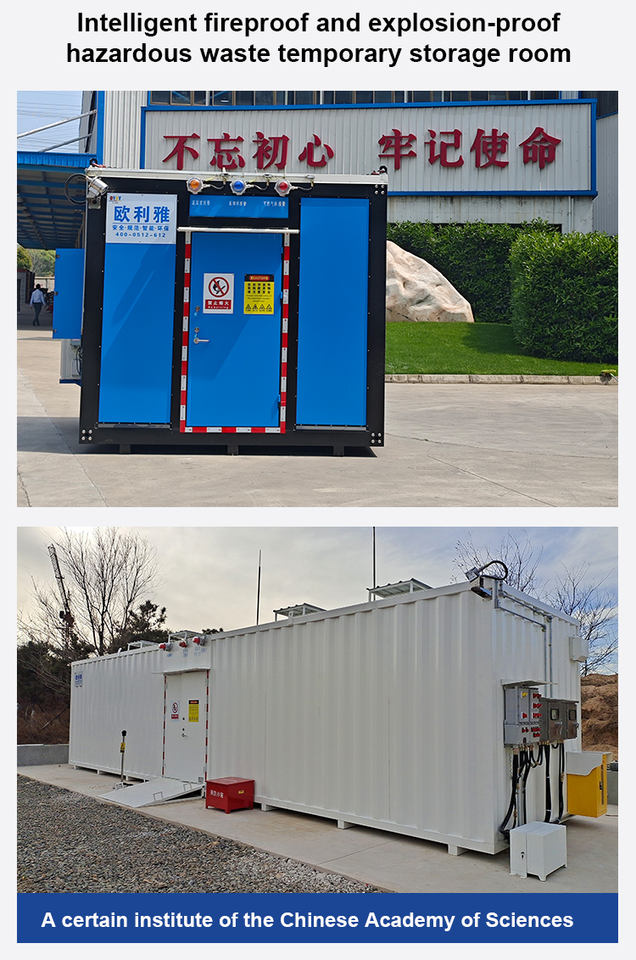 Steel Outdoor Hazardous Chemicals Storage Cabinet Explosion Pressure ...