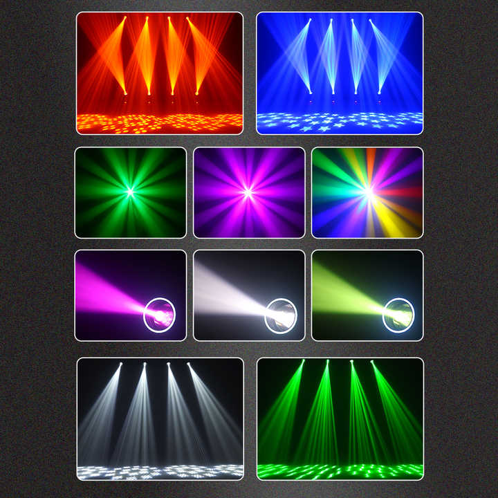 High Bright 200W LED Beam Spot Stage Lighting Equipment
