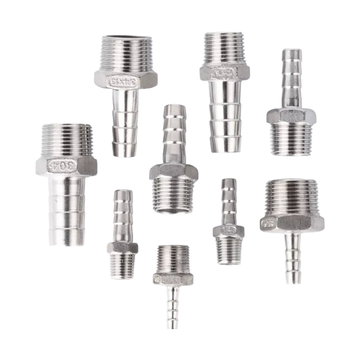 Stainless steel 304 hexagonal pagoda connector leather pipe hose ...