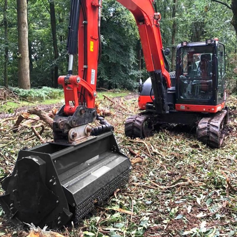 Mini Excavator Brush Cutter Brush Mower Flail Mower Made in China ...