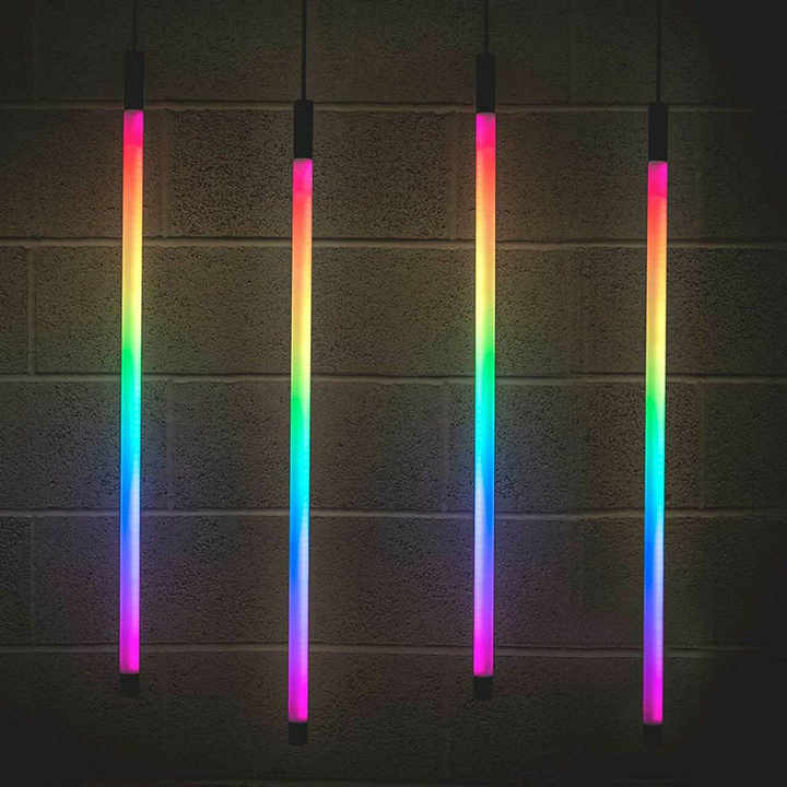Nordic Modern Room Decorative RGB Tube Pendant Light