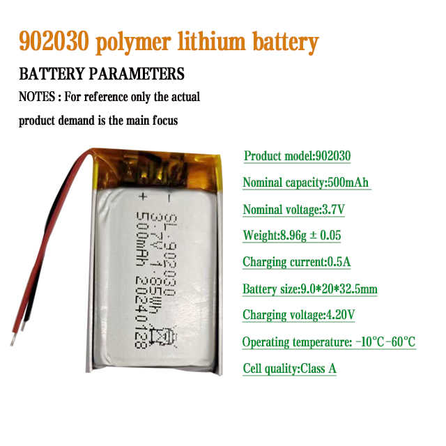 High-quality 902030 3.7v Lithium-ion Small Rechargeable Polymer 902030 ...