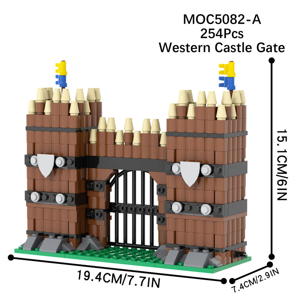 MOC5082 - Build Your Own Military Western Castle Gate
