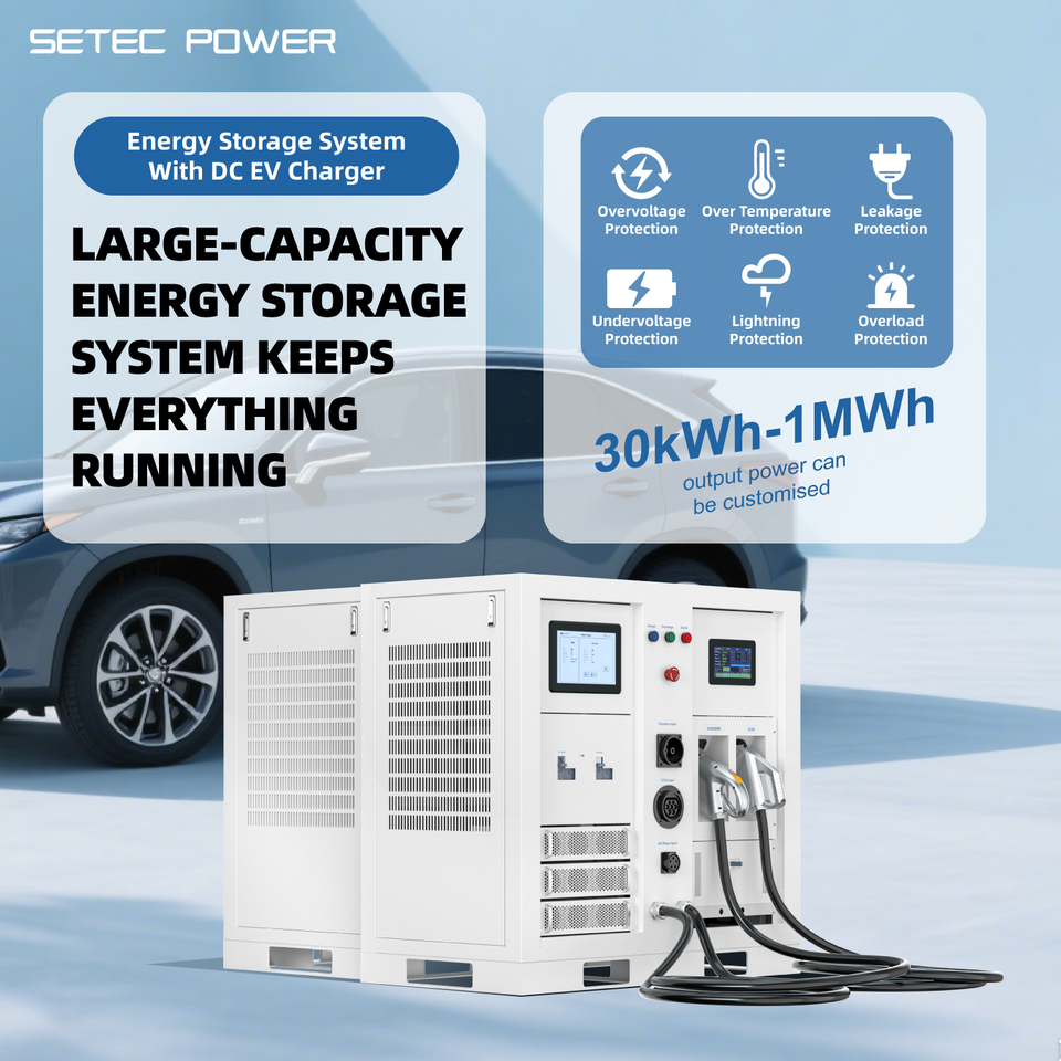 SETEC POWER Advanced Movable Energy Storage System-30kWh 60kWh 120kW ...