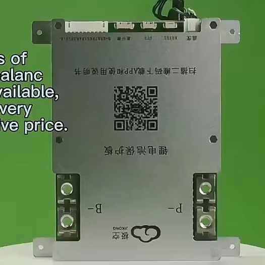 JK Bms 200A 4s 8s 12V 24V JK-B2A8S30P 300A Smart BMS Built-in BT Module Support LCD RS485 Port ...