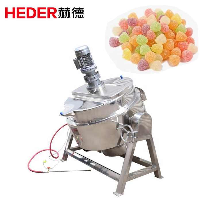500L Double Jacketed Kettle with Mixer - Efficient Cooking