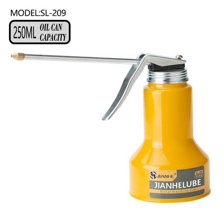 250ml 300ml 350ml 500ml Pistol Machine Oiler Can Pump Spray Gun Metal ...