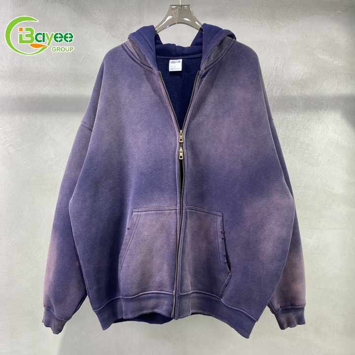 Custom Mens Rhinestone Blank Acid Wash Sweat Suits Oversized Distressed ...