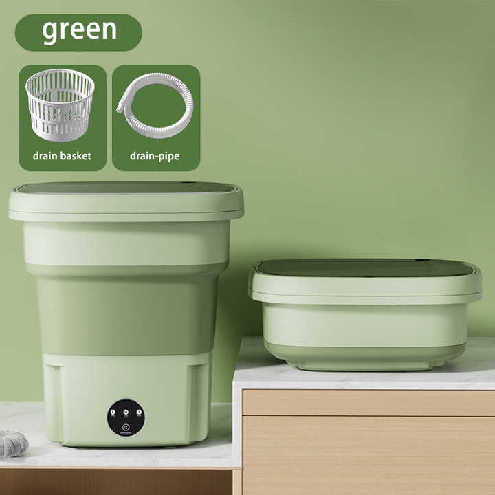 15L Portable Mini Washing Machine Automatic Electric Front Loading for ...