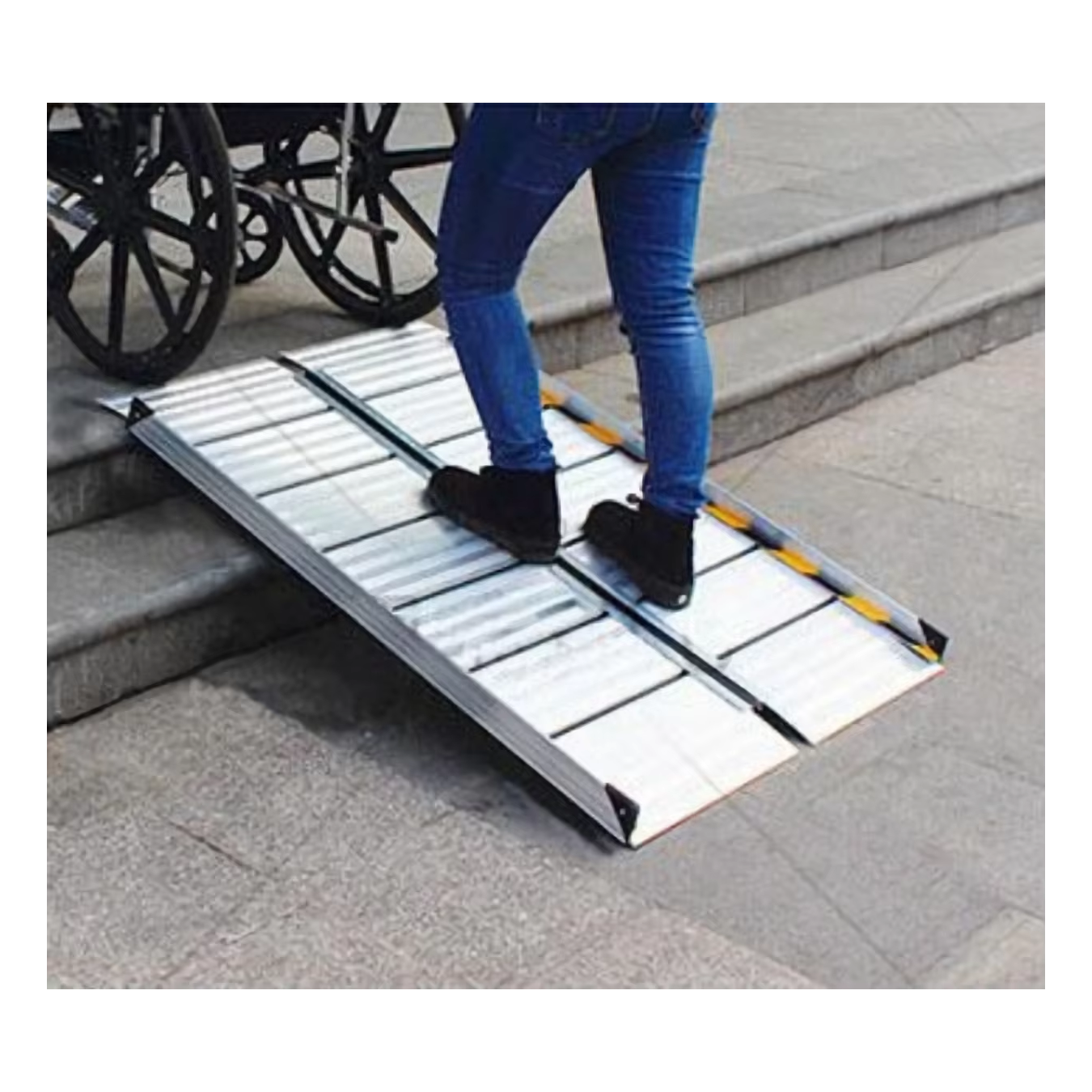 Aluminium Foldable Wheelchair Ramps - Durable & Portable