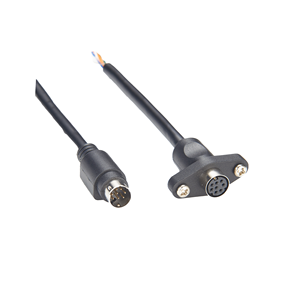 ps2 panel mount cable mini din female panel mount for Electronic ...