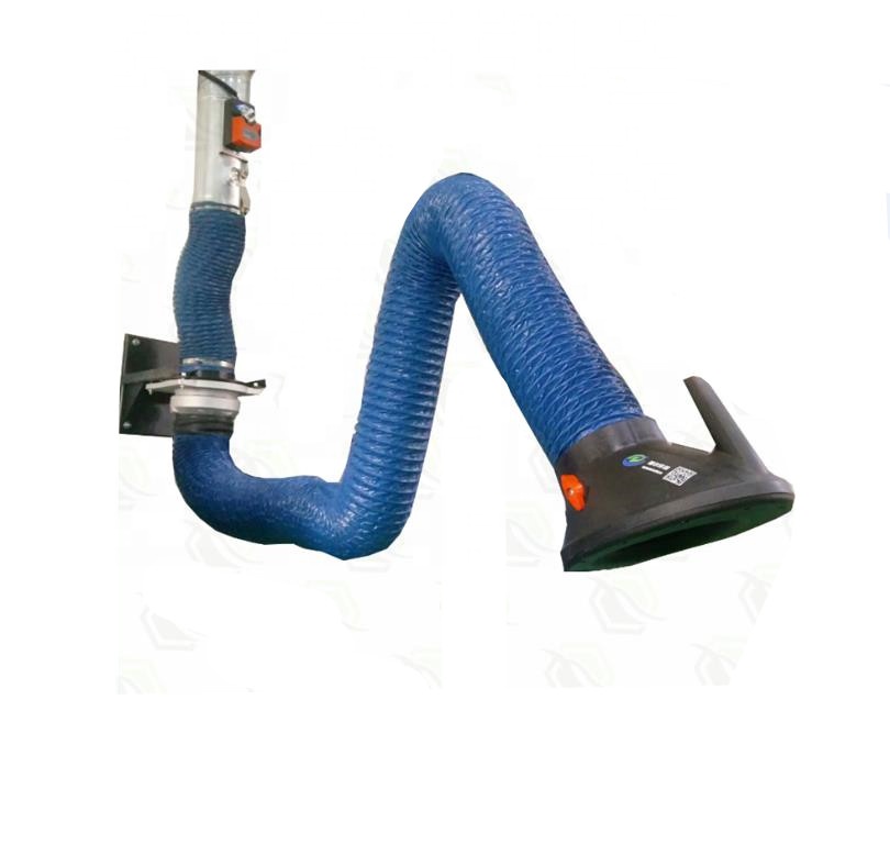 Flexible Fume Extraction Hood Arm - 150-200mm, PVC Hose