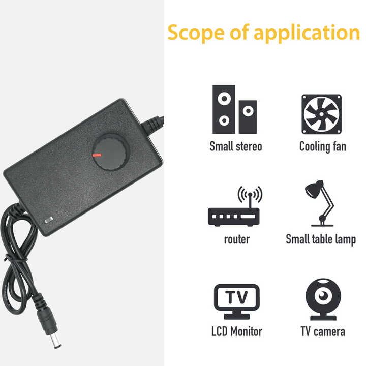 Air Fan Blower Speed Controller - Adjustable Power Adapter