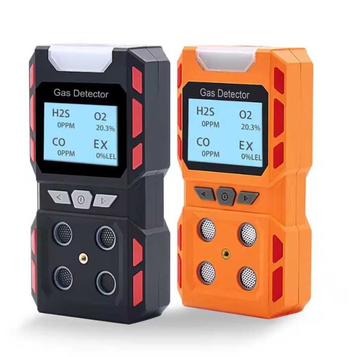 IP 65 4-in-1 Multi-functional H2S Gas Leak Detector and Oxygen ...