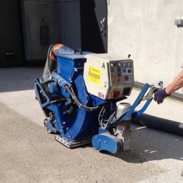 Floor National 3395 Blaster Cement Concrete Road Shot Blasting Machine ...