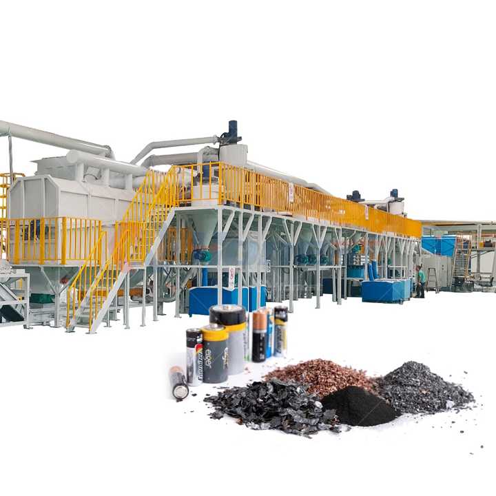 Waste EV Lithium Battery Recycling Machine Production Plant