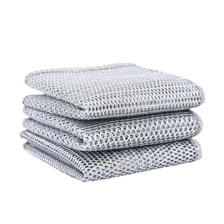 FF2452 Kitchen Wire Dishwashing Rag Pots Grills Dish Cleaning Cloths ...