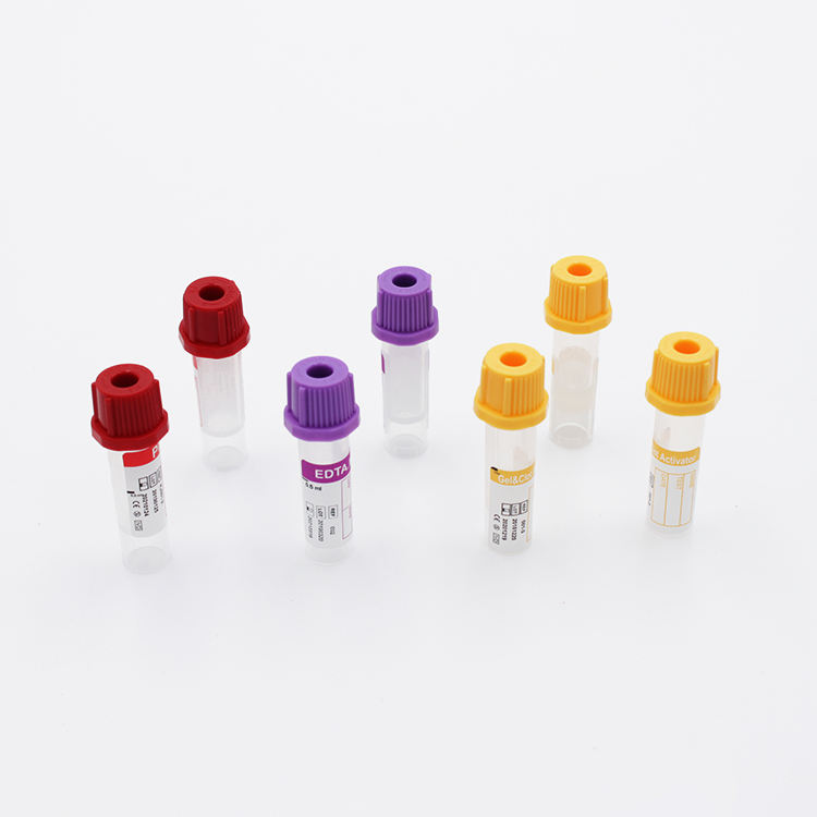 KEDELAB Micro Blood Collection Tubes Pediatric Plain Tube with Red Cap ...
