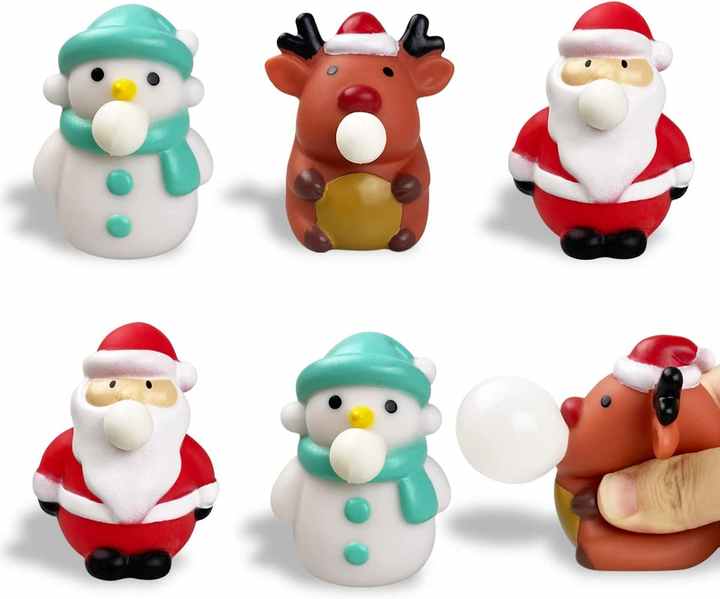 Christmas Kids Gift Stress Relieve Eye Pop Cute Fidget Funny Santa ...