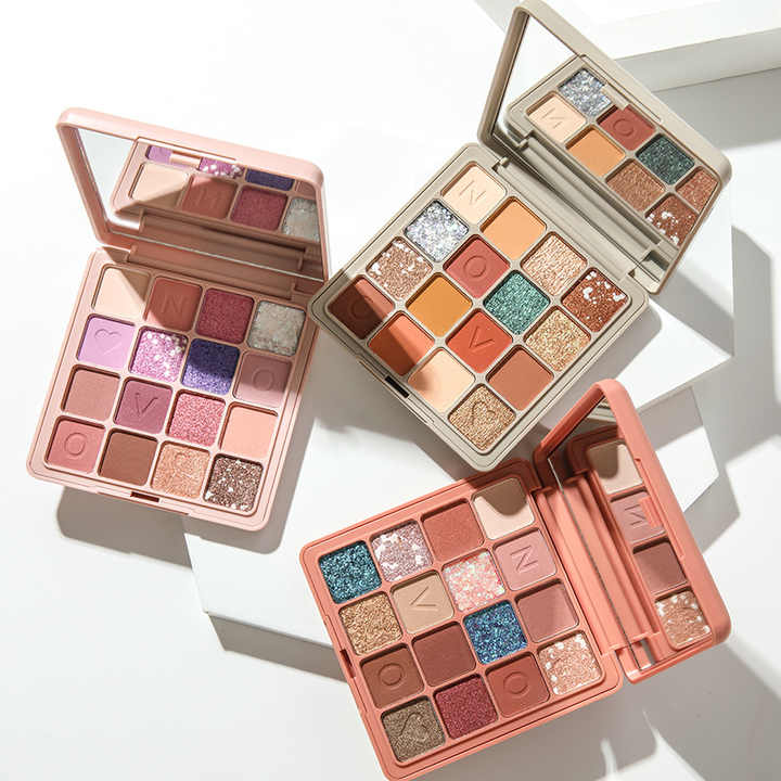 Wholesale 16 Color Eye Shadow Palette Gift Box Slide Open with Mirror ...