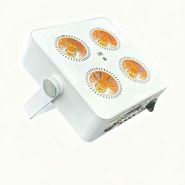 4X18W Par Can Lights Battery Wireless Backdrop RGBWA+UV Wedding Party ...