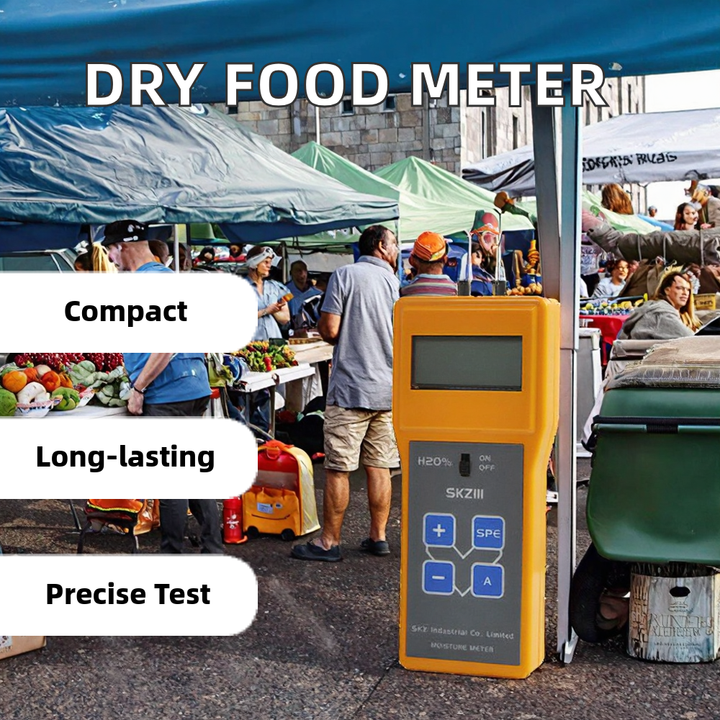 SKZ111C-4 Portable Moisture Meter for Testing Dry Fruits and Dehydrated ...