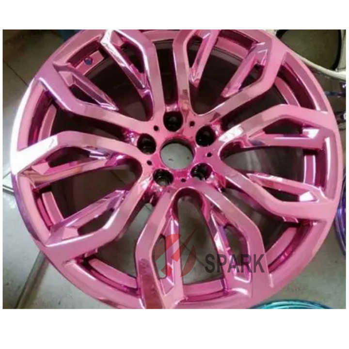 Pink Chrome Wheels