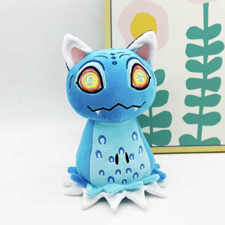 New K-POP Demon Hunters Cylindrical Blue Tiger Plush Toy Doll| Alibaba.com