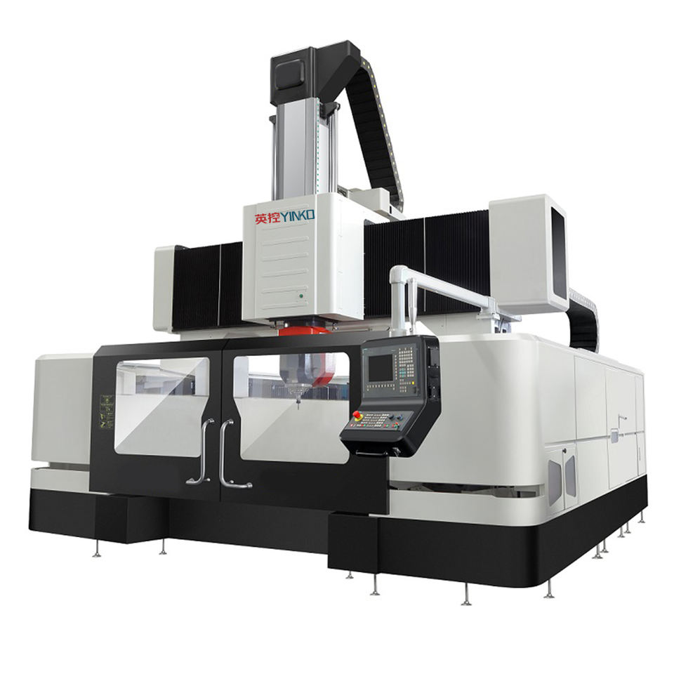 CNC 5 eksenli çalışma işleme merkezi çift sütun portal tipi CNC freze ...