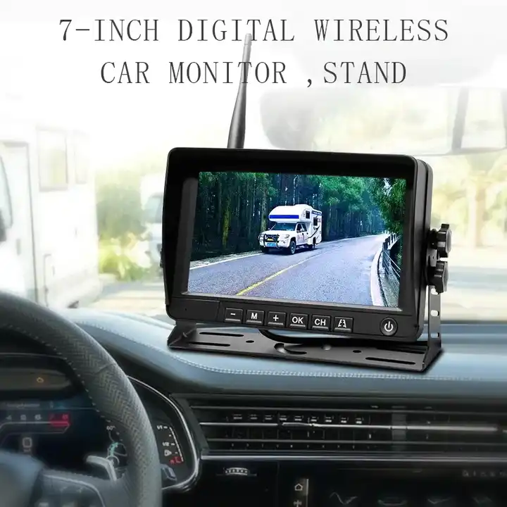 PZ 7inch MDVR Monitor with 1080P Rear View Camera Strong Magnetic Truck ...