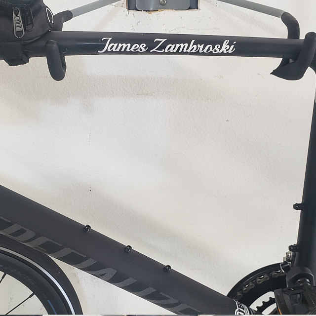 Custom Bike Transfer Sticker - Waterproof & UV Resistant