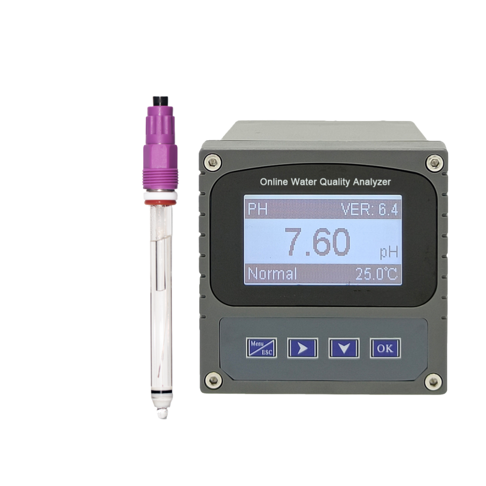 BetteBlue Double Salt Bridge pH Meter 0-14PH Range -5-130 -0.1-1.2MPA ...