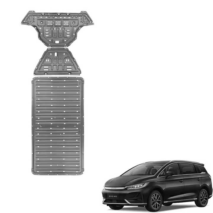 Aluminum Alloy for BYD M6 Accessory Skid Plates Motor Guard Battery ...