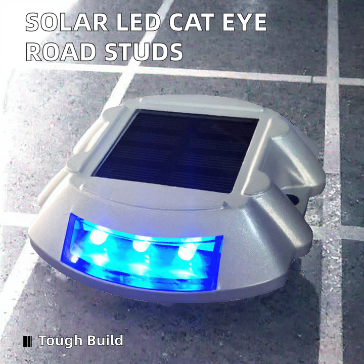 Aluminum Cat Eye LED Flashing Roadway Safety Solar Dock Road Studs ...