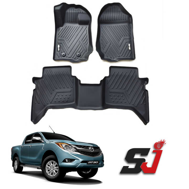 Factory Direct Anti Slip Auto Deep Dish Matting 3D Custom Car Floor Mat for Mazda BT50