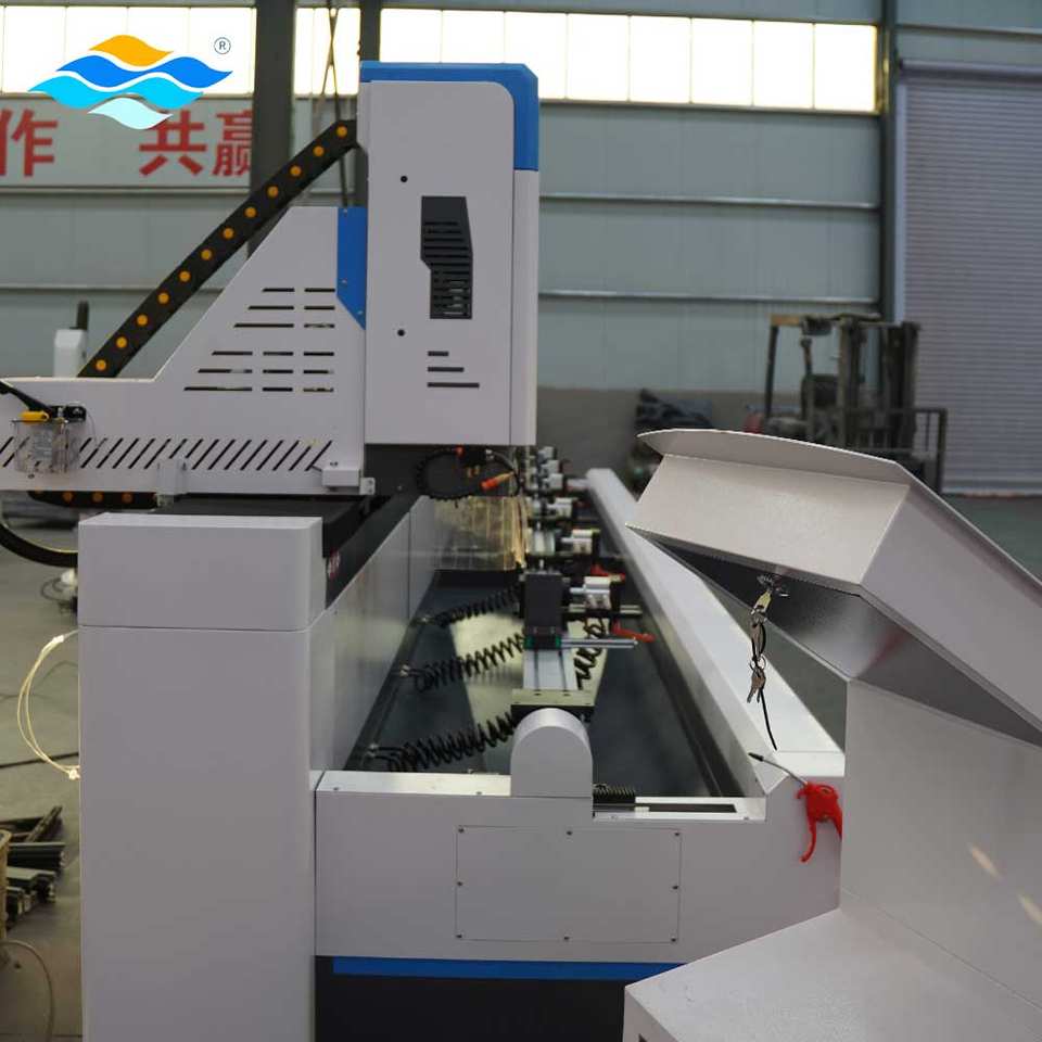 3-Axis Dual Spindle CNC Copy Router for Aluminum Window Making ...