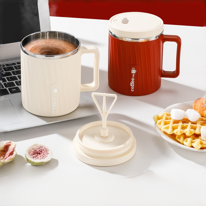 New 2026 Electric Mixing Cup 500ml Stainless Steel Soybean Milk Shaker ...