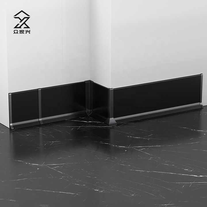 Hotel Metal Skirting Board Tile Trim Floor Skirting Aluminum Profile ...