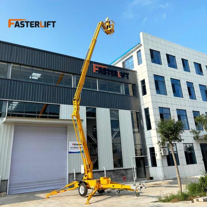 Ali Fasterlift Small Articulated Towable Boom Lift Folding Spider ...