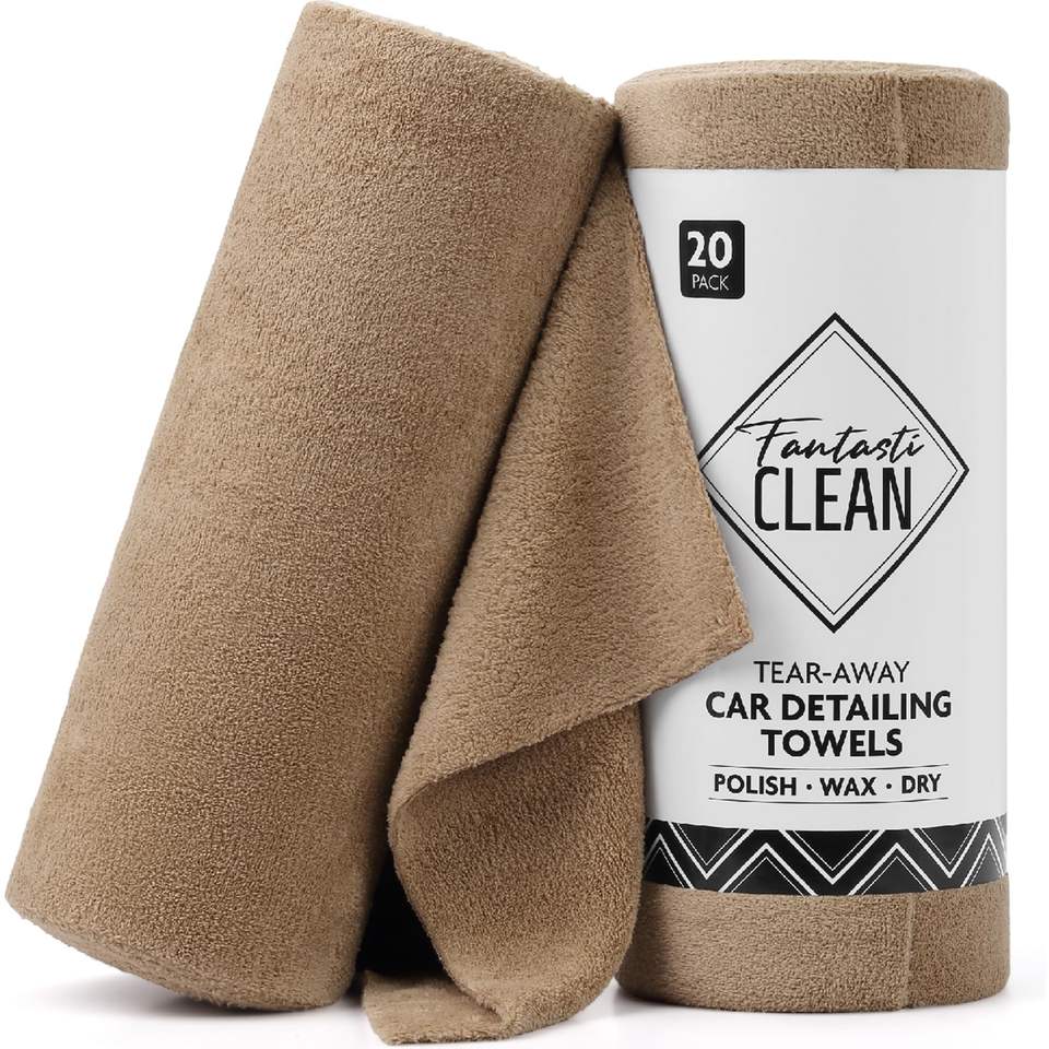 For 20-Pack 230gsm Tan Fleece Microfiber Customized Lint-Free Reusable ...