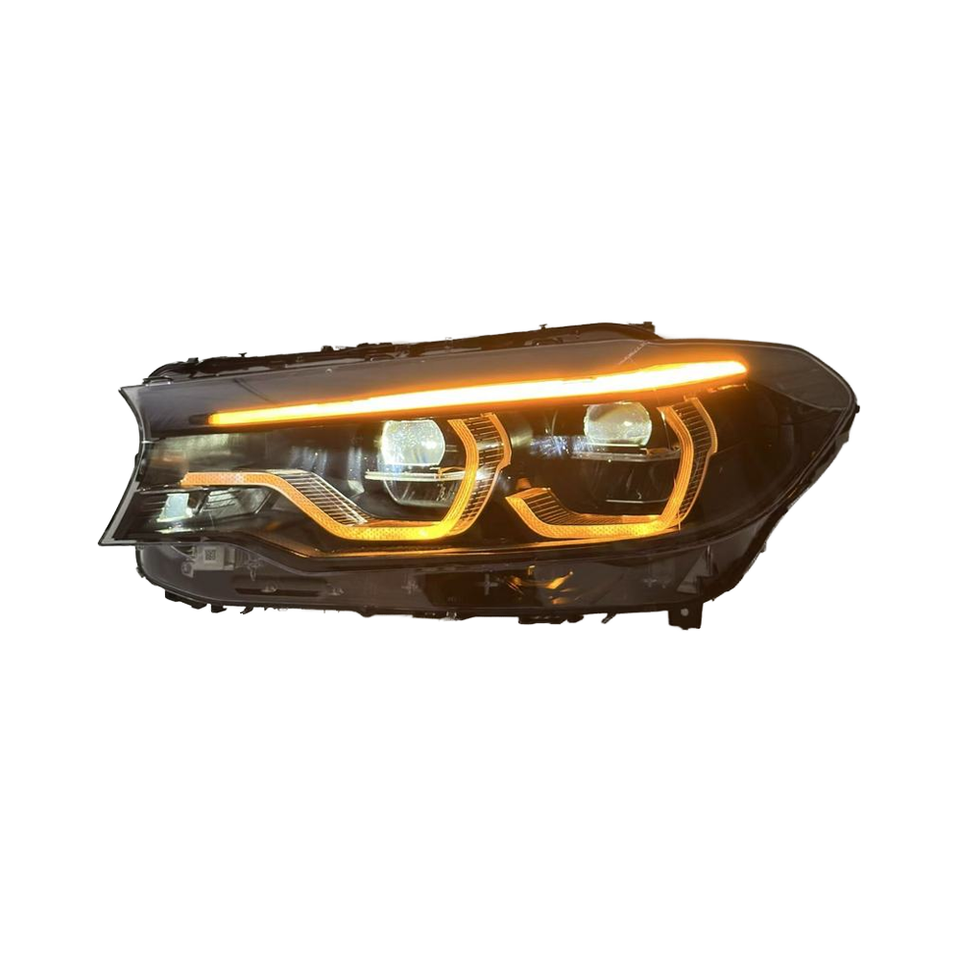 SJC Amber Yellow White DRL for BMW 5 Series G30 G38 Headlights 2018 ...