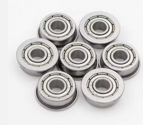 F608 8mm Chrome Steel Flanged Deep Groove Ball Bearing F608ZZ Flange ...