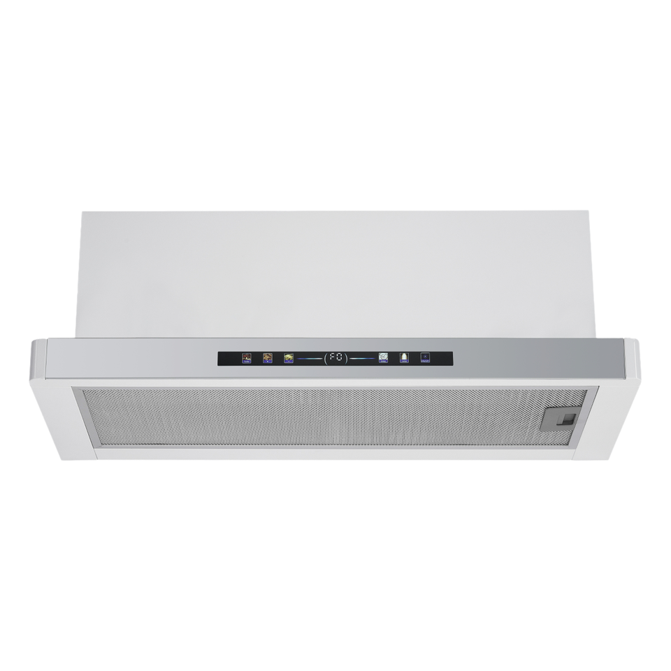 Kitchen Built in Slim Telescopic Rangehood Spray Coating Stainless ...